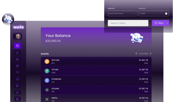 Wallet Section Background